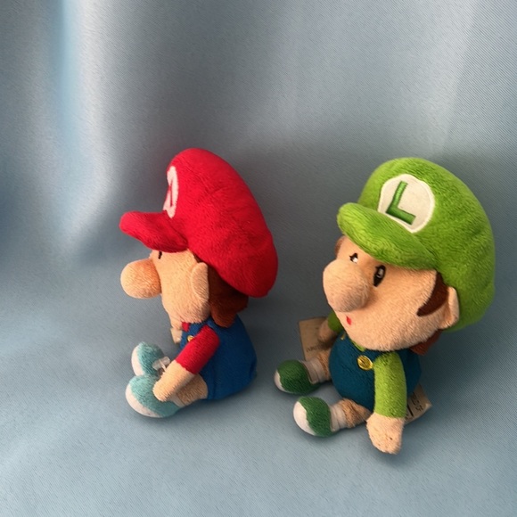 Nintendo | Toys | Nintendo Baby Mario And Baby Luigi Plushes | Poshmark